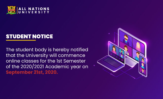 1st Semester of the 2020/2021 Academic year Start on September 21st ...