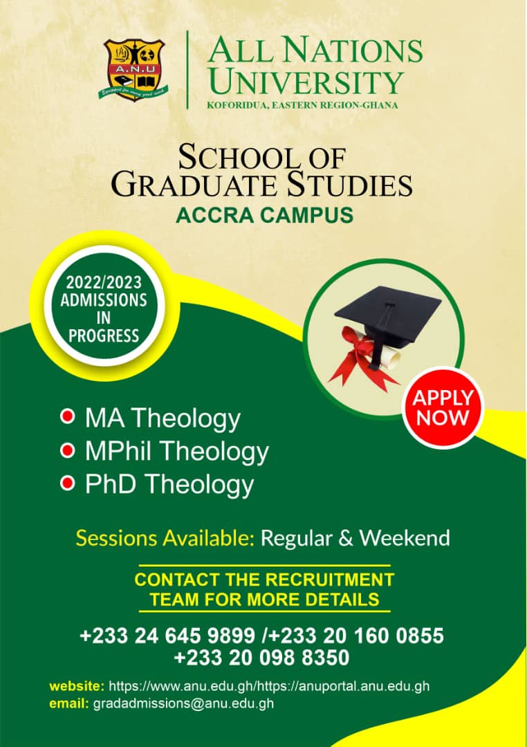 All Nations University – Equipped for every good work